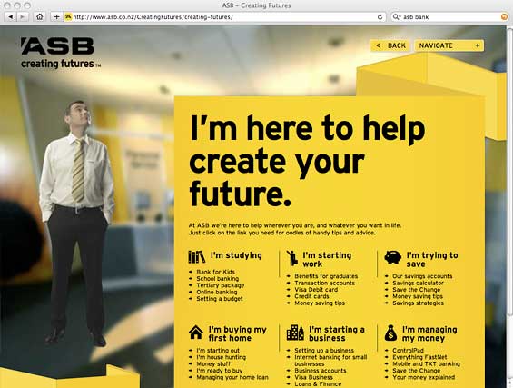 Hello. I’m the New ASB – The Financial Brand