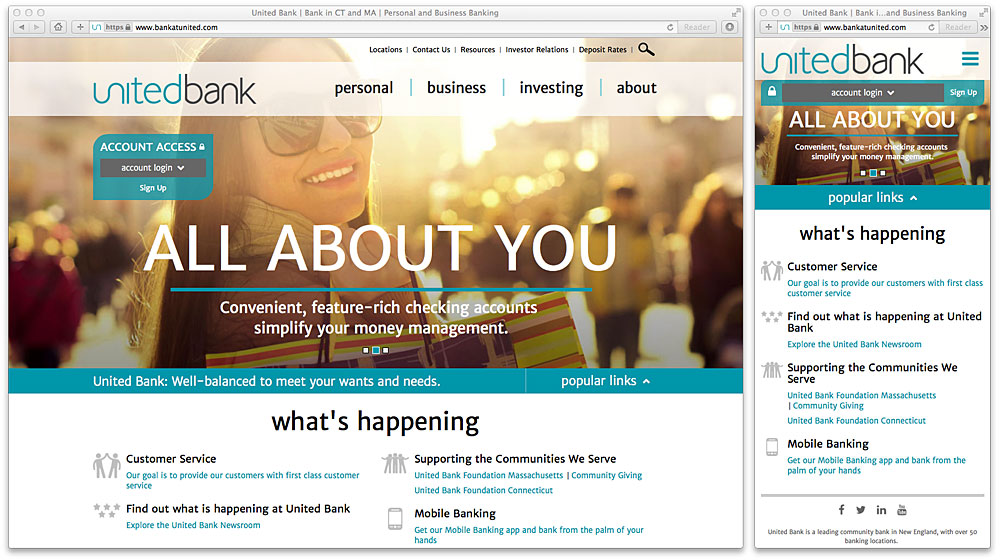 25 Inspirational & Responsive Banking Website Designs – The Financial Brand