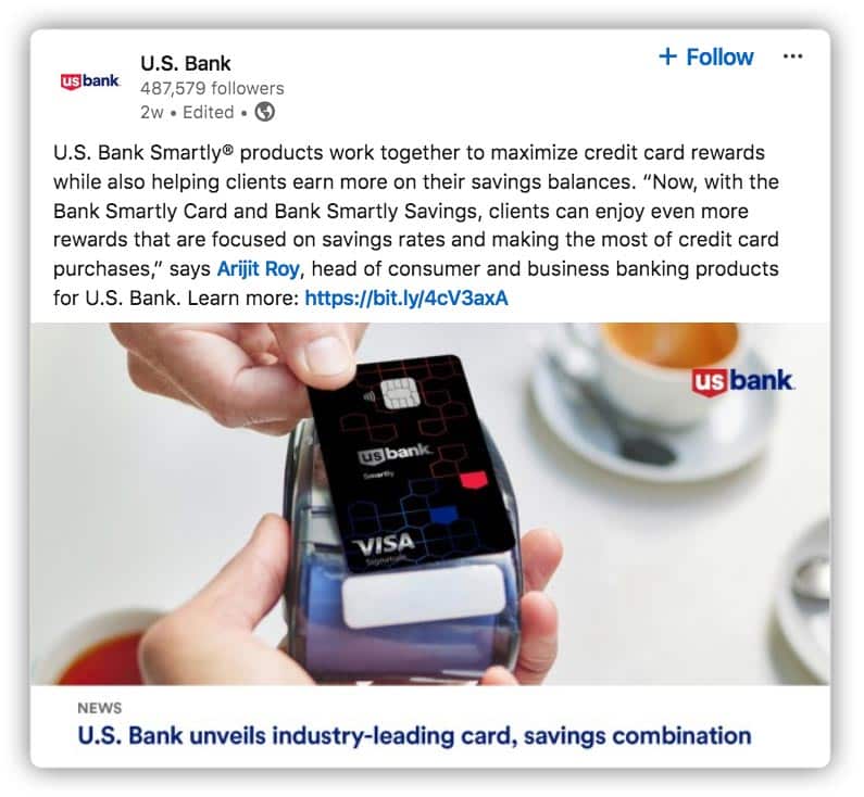 Expanded U.S. Bank 'Bank Smartly' Products Target Young Affluent